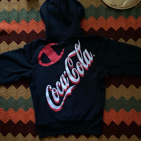 Champion | Shirts | Champion Coca Cola Logo Hoodie | Poshmark